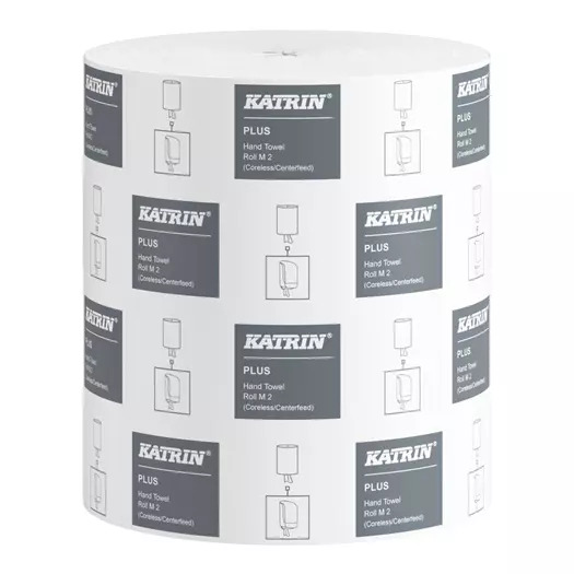 Katrin Plus Coreless White Centrefeed | UK Cleaning Supplies