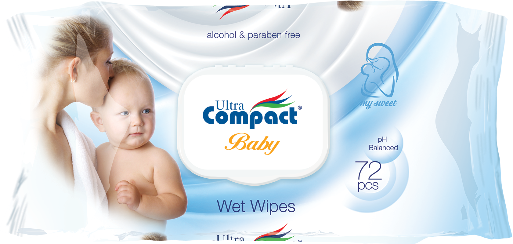 Ultra Compact Baby Wet Wipes | UK Cleaning Supplies