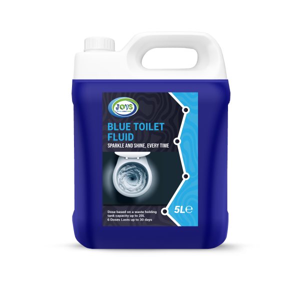 JOVS Blue Chemical Toilet Fluid 5LTR | UK Cleaning Supplies